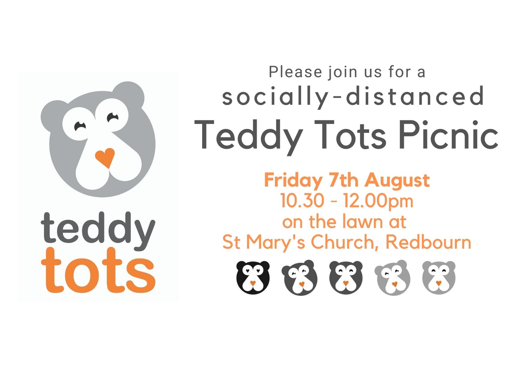 Teddy Tots Picnic CANCELLED | St Mary's Church, Redbourn