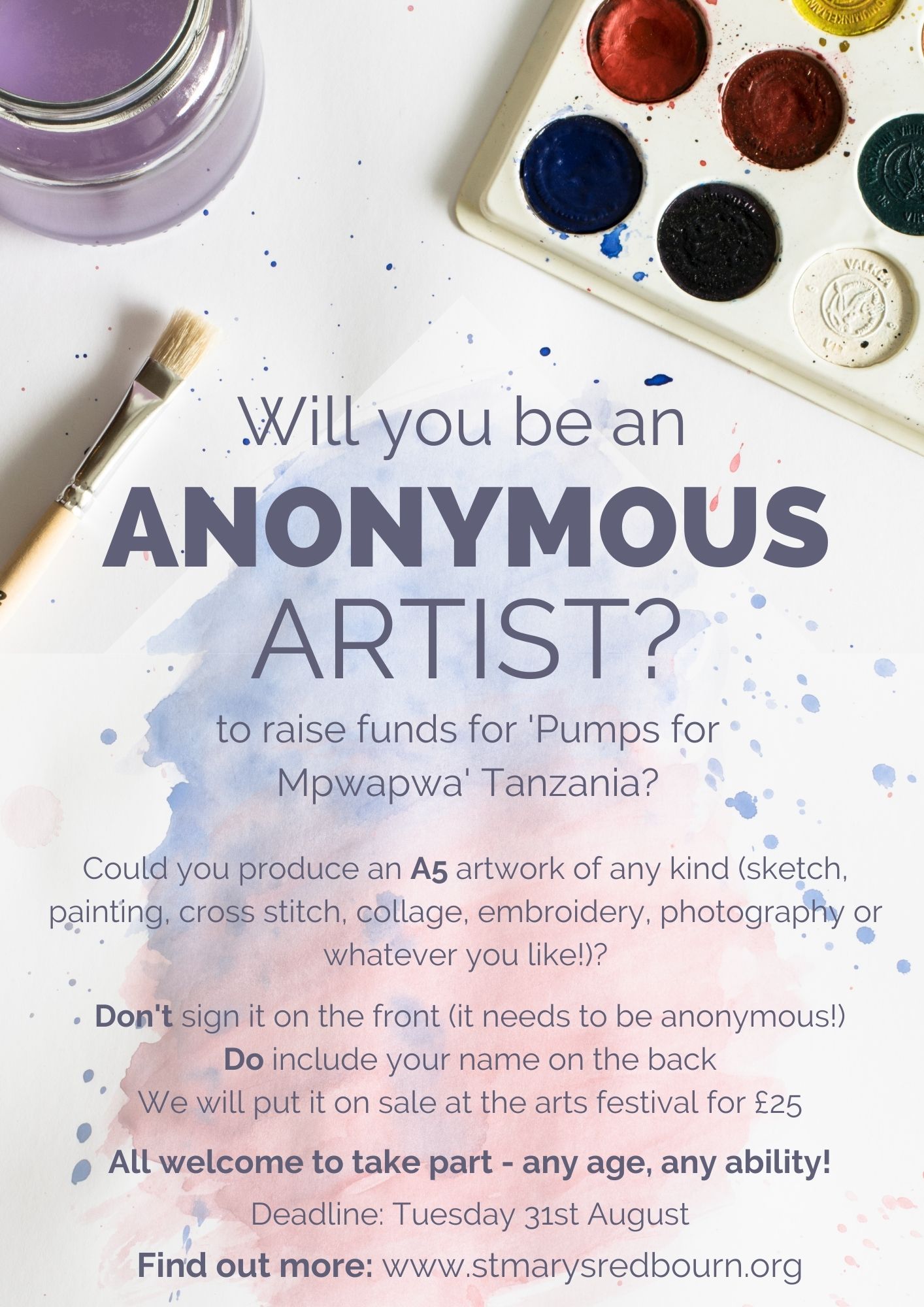 Anonymous Art Sale: Can You Help? | St Mary's Church, Redbourn